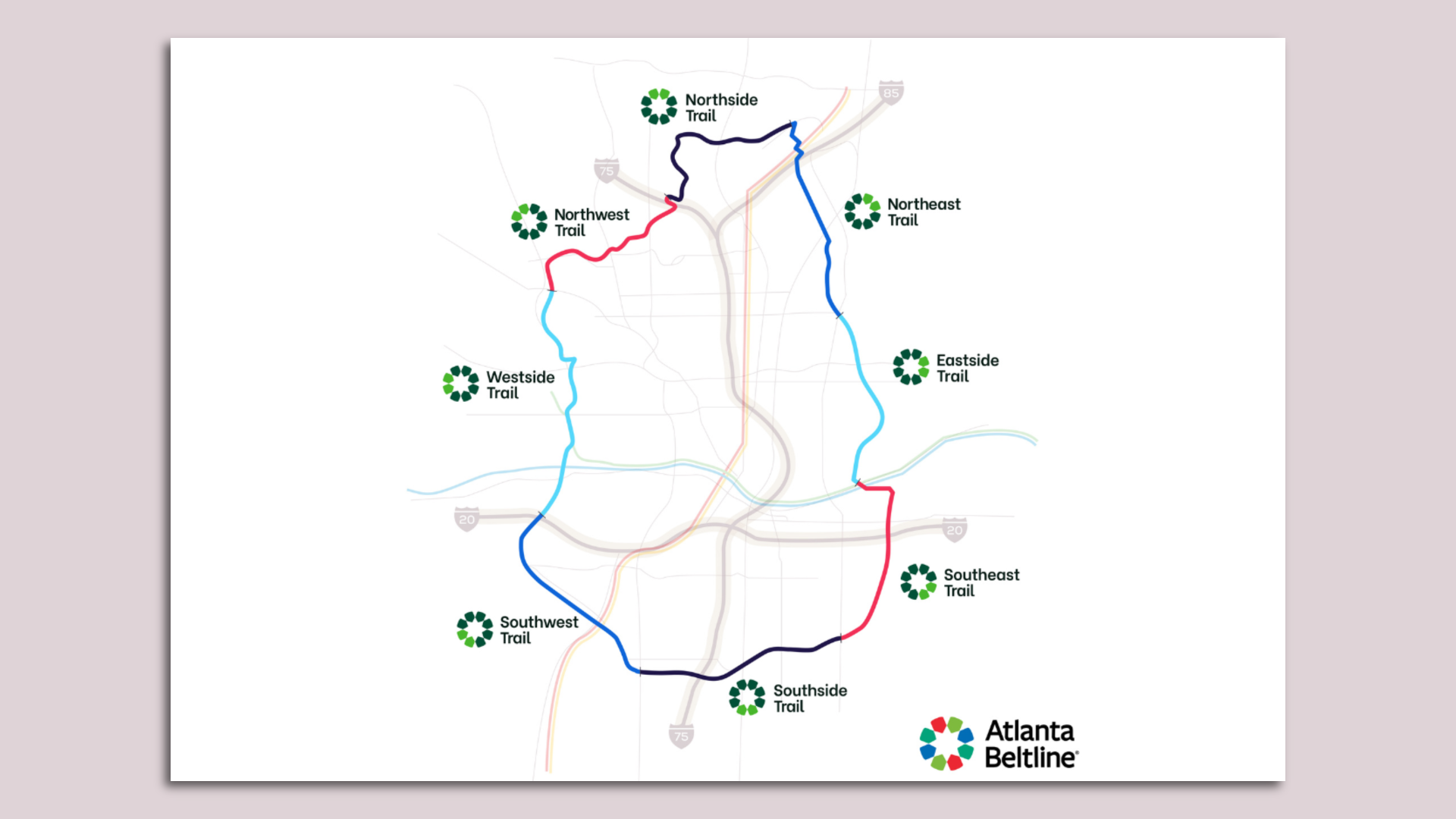 Atlanta Beltline officials formalize trail names and locations - Axios ...