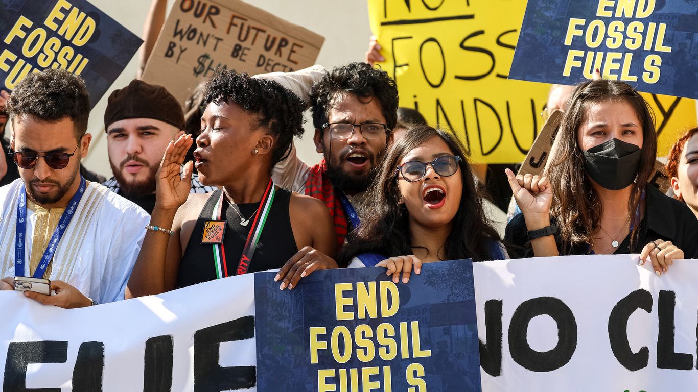 COP28: Young people call on world to "do better" to address climate change