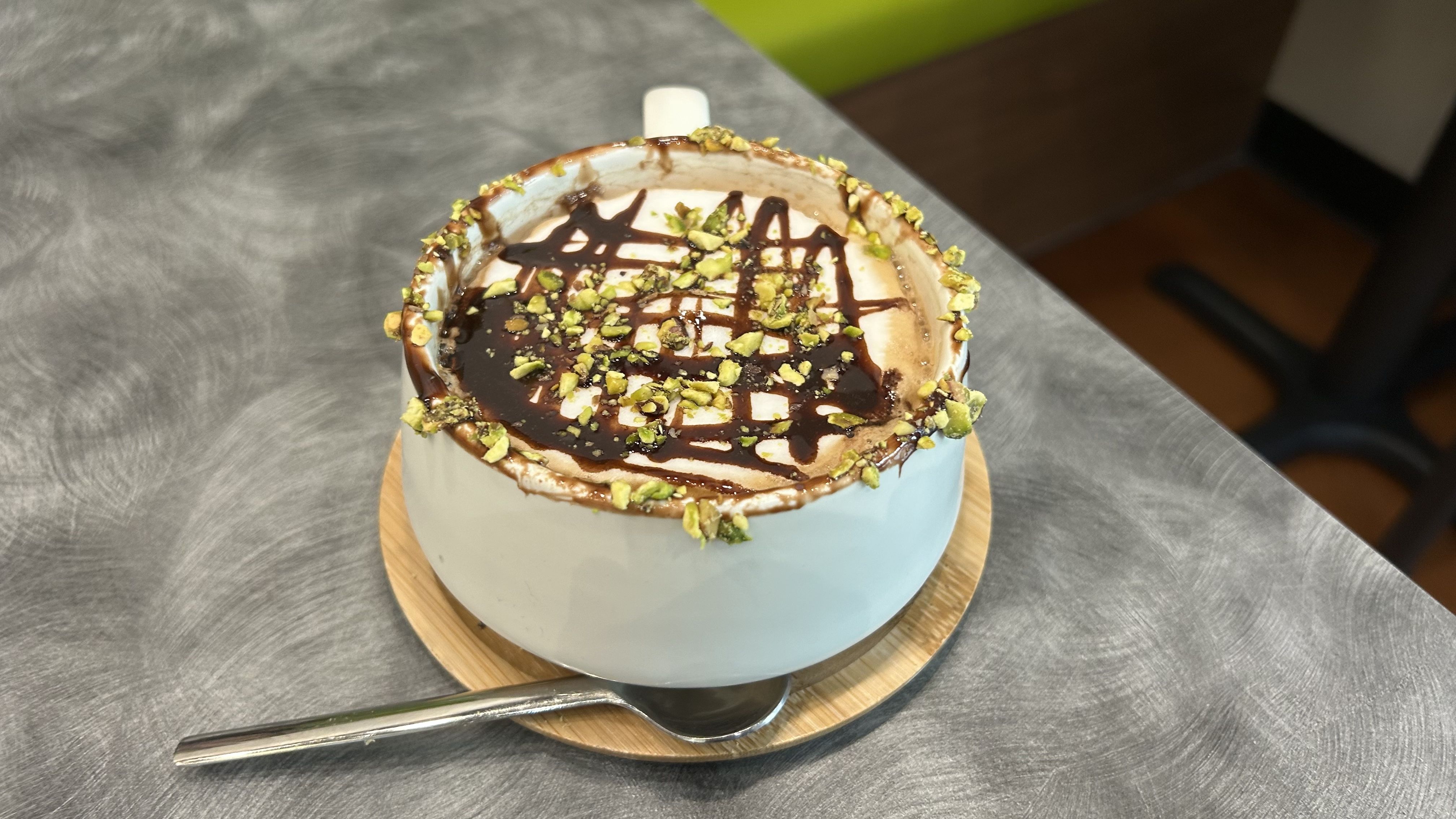 Dip and Happy review: Dubai chocolate waffles and coffee worthy of a spoon - Axios Tampa Bay