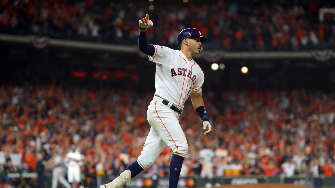 Houston shortstop Carlos Correa called game