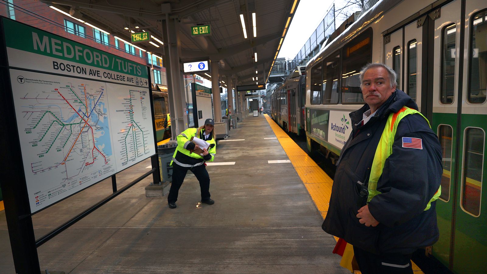 MBTA's Green Line extension finally opens - Axios Boston