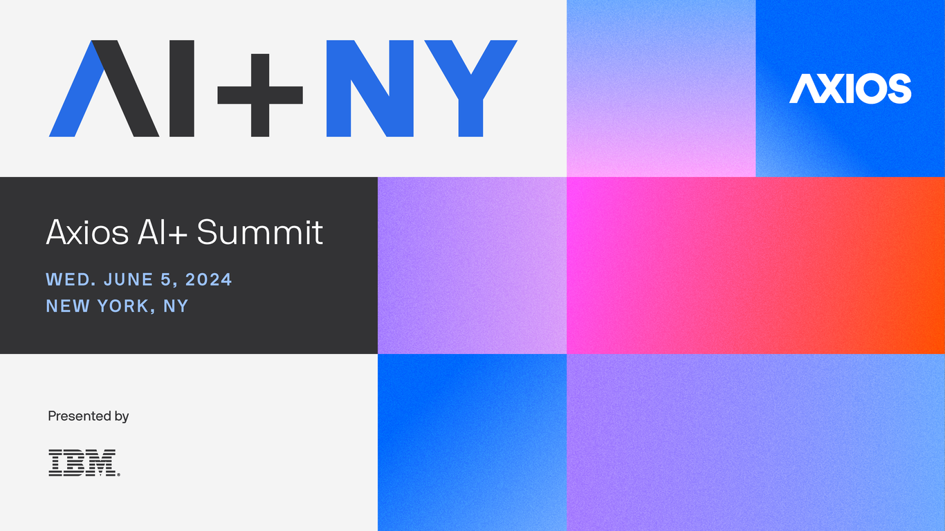 Watch: Axios AI+ Summit live from New York
