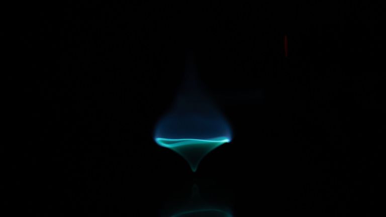 Scientists discover blue whirl fire is made from three flames