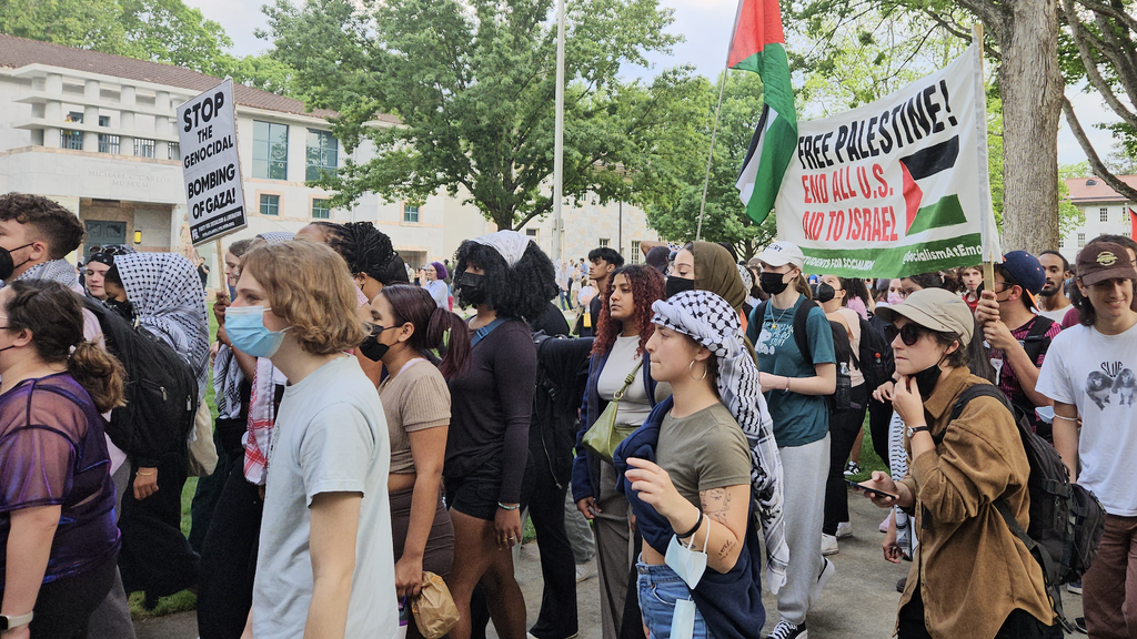 Second Emory pro-Palestinian protest remains peaceful after violent ...