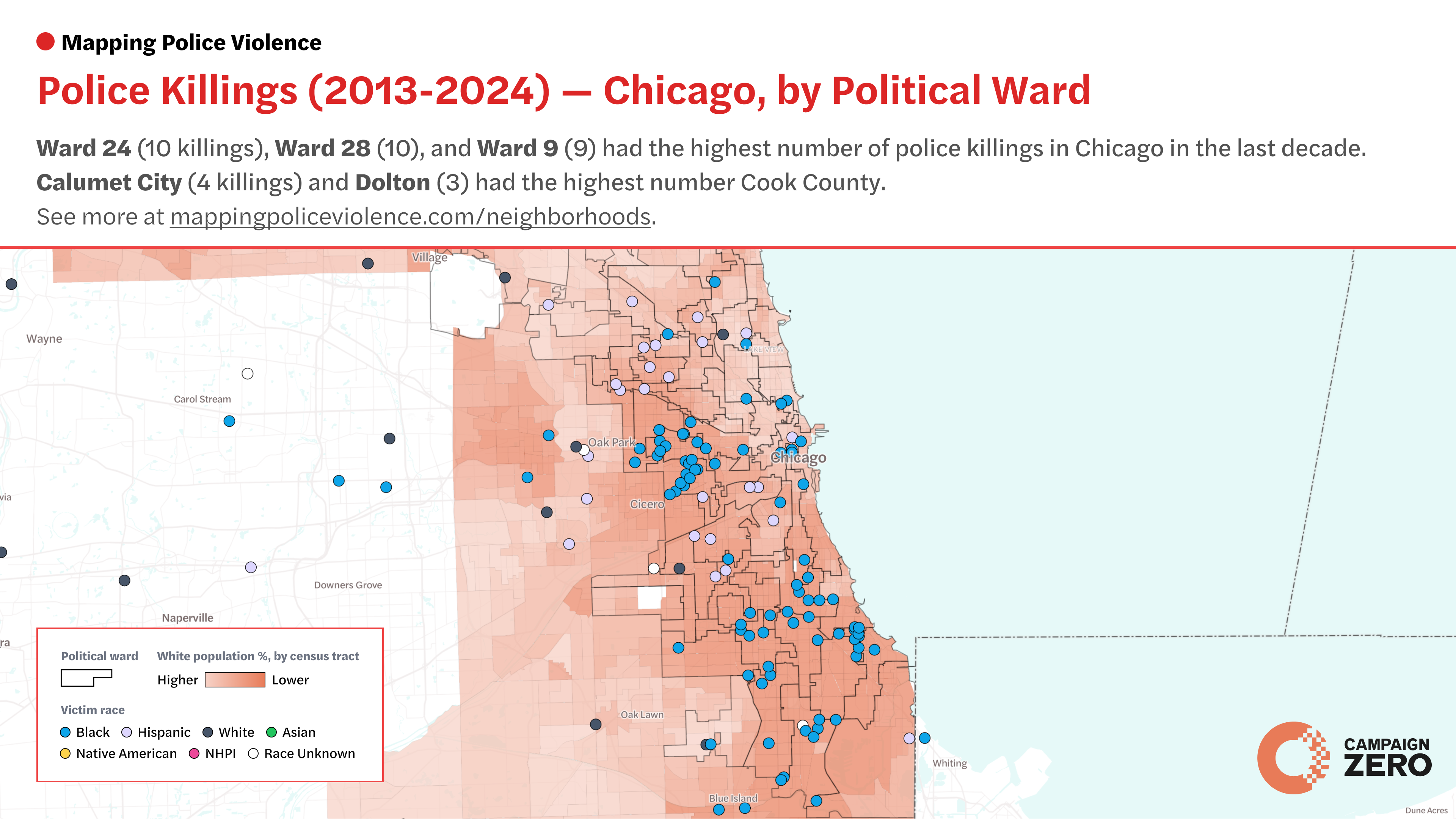 New map unveils the deadliest neighborhoods for police killings