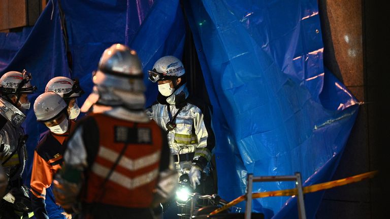 Osaka building fire: At least 24 dead in suspected arson attack
