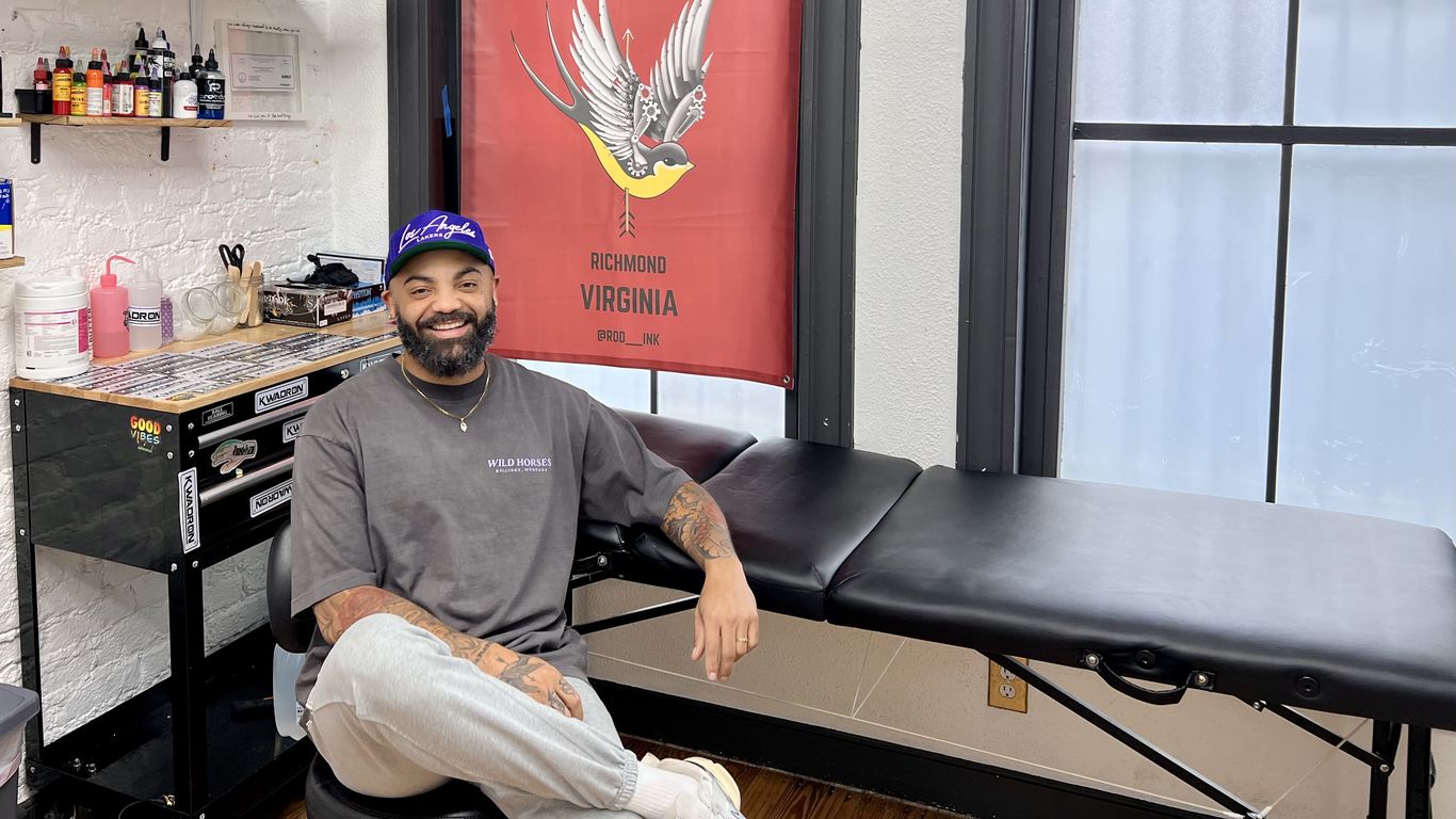 How Sherod Davis opened one of RVA's only Black-owned tattoo shops ...