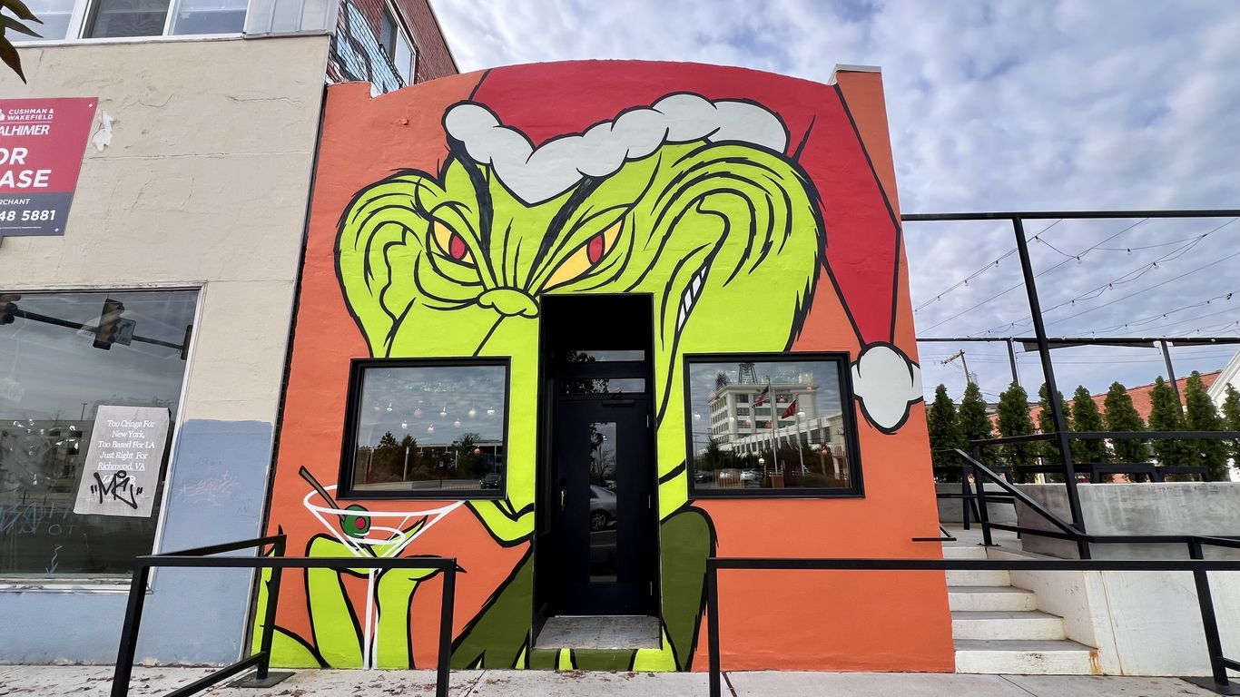 Richmond's Fanboy gets Grinch makeover for holiday pop-up - Axios Richmond