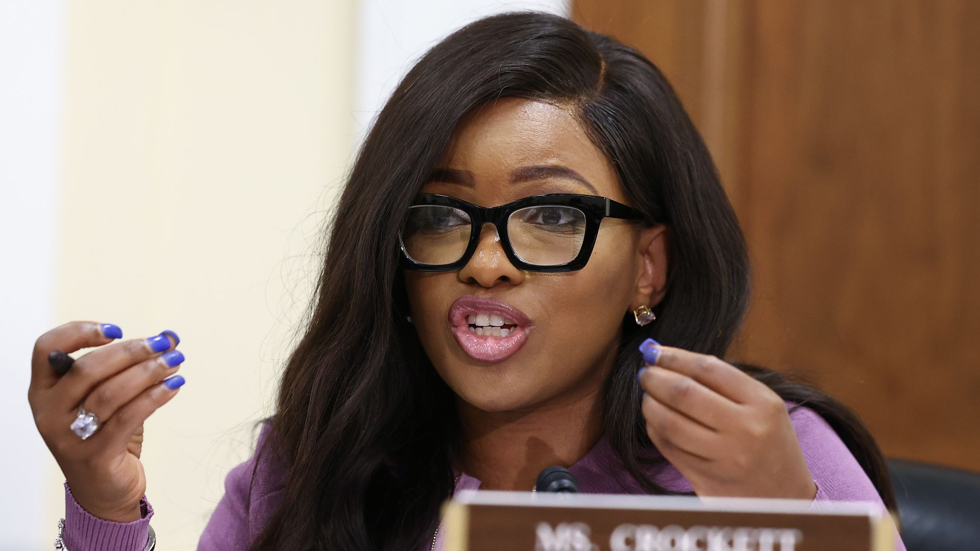 Jasmine Crockett runs to be top Democrat on House Oversight Committee