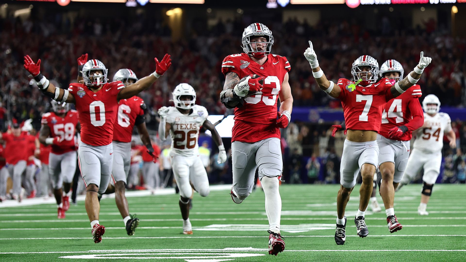 OSU Buckeyes seek ninth football championship vs. Notre Dame - Axios ...