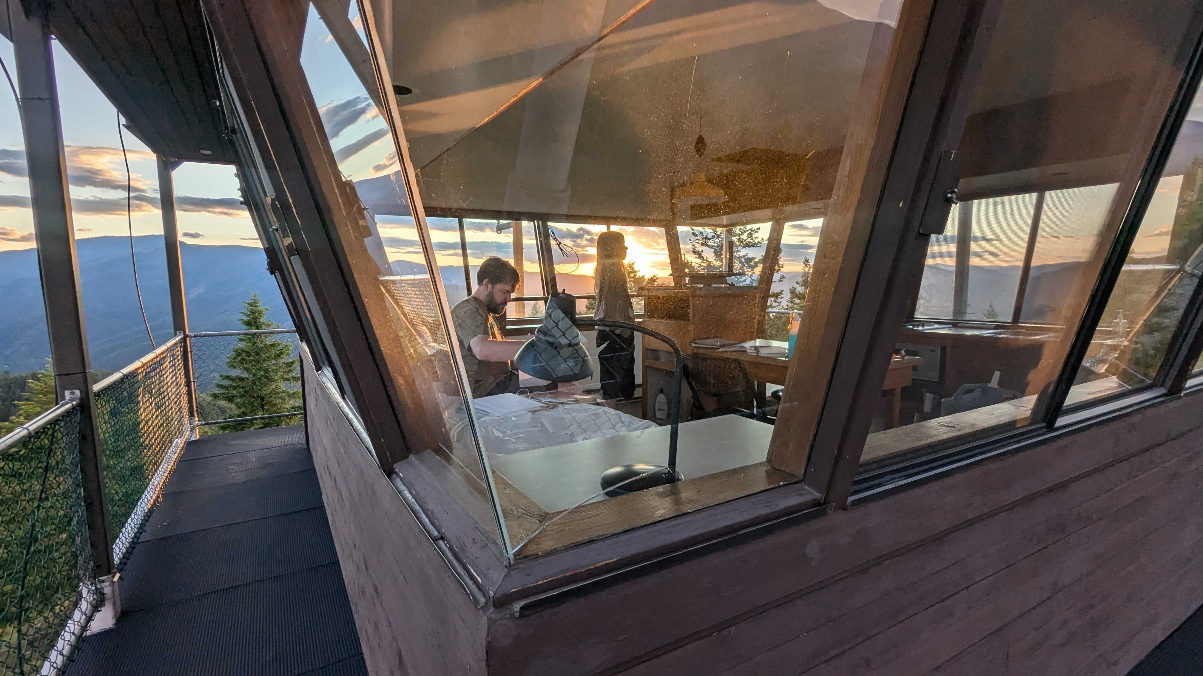 How to camp out in a California wildfire lookout tower - Axios San ...