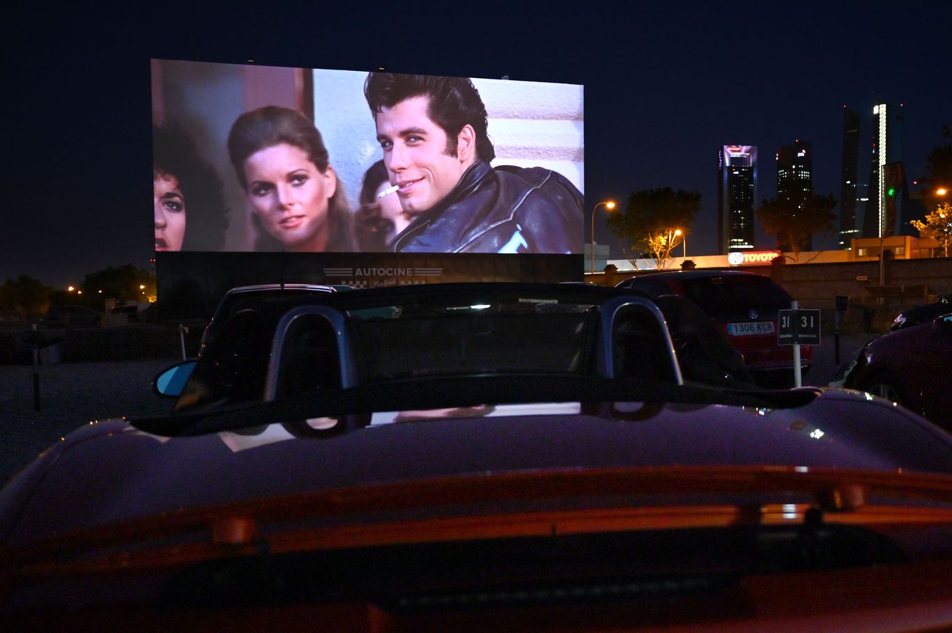 Drive In Theater At Night