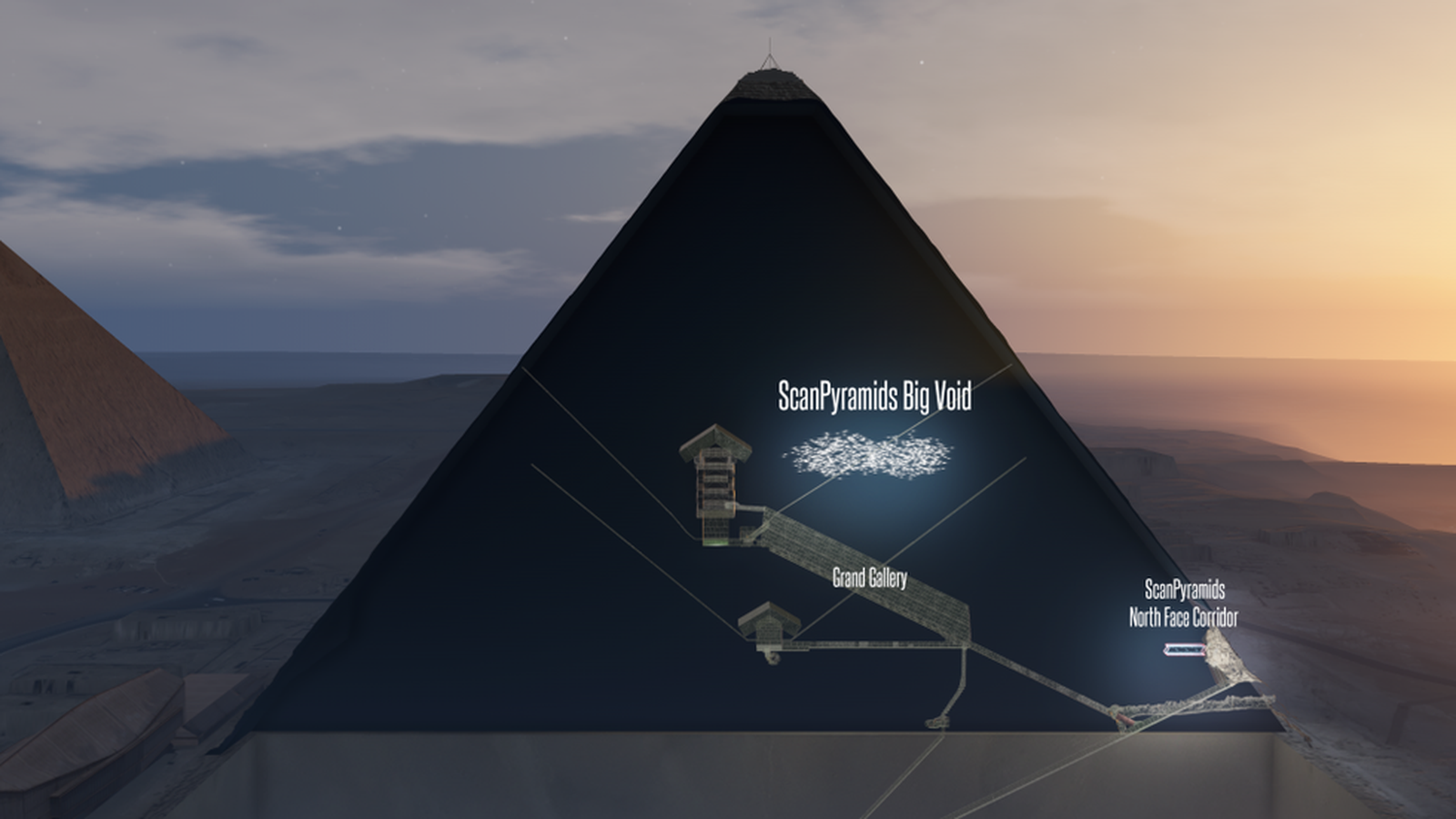 Hidden "void" found in Egypt's Great Pyramid