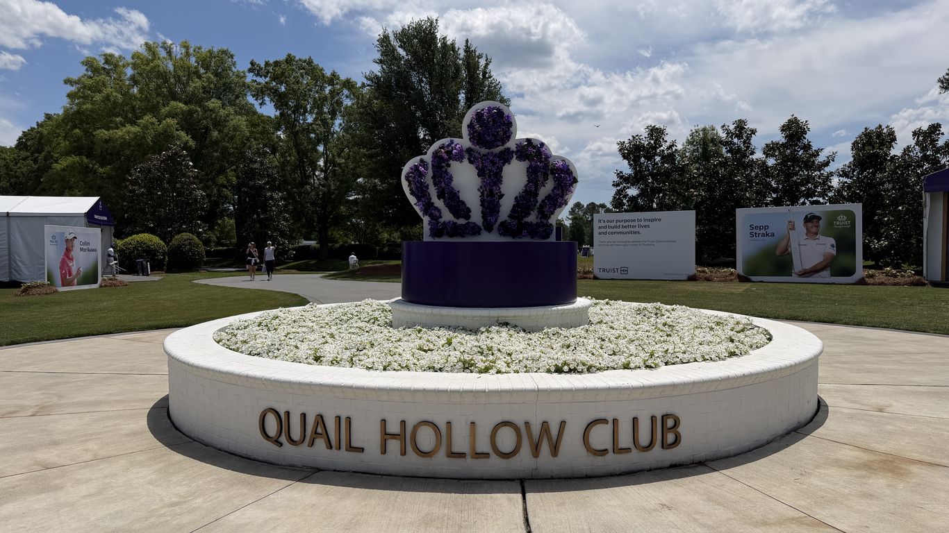 Charlotte stars tee off at Quail Hollow - Axios Charlotte
