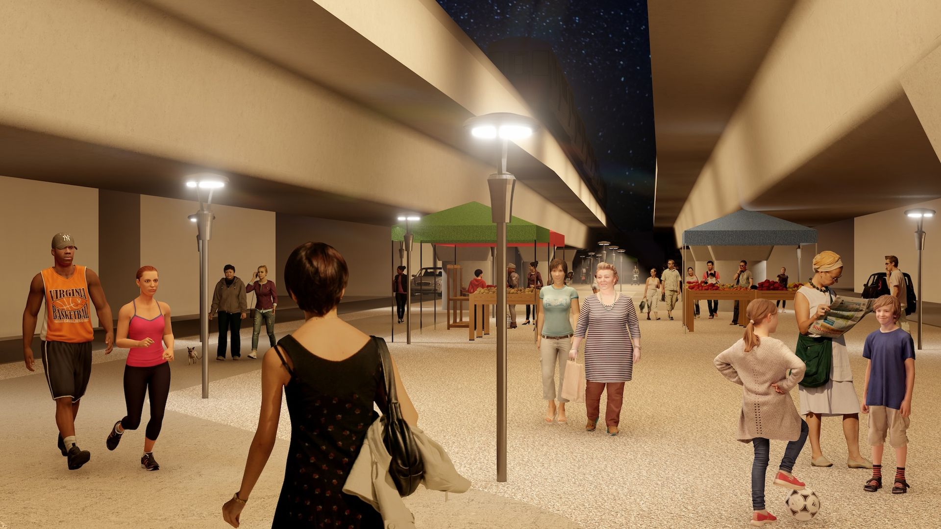 Renderings: CTA Red and Purple Line revamp - Axios Chicago