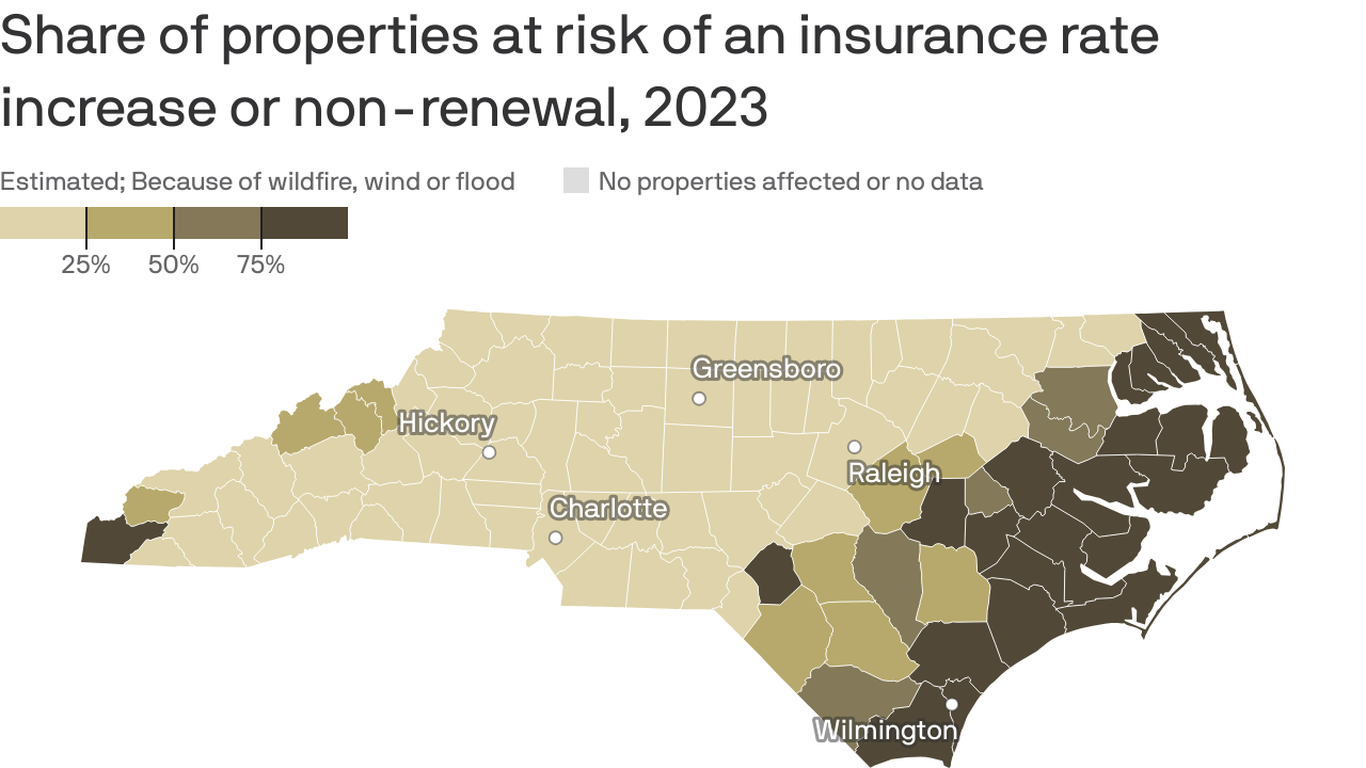 Extreme wind and flooding could cause insurance rates across North ...