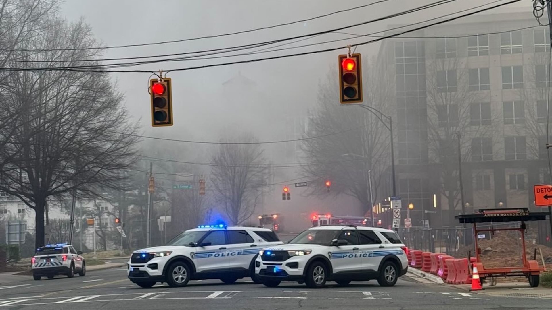 Charlotte fire department responds to three-alarm fire near Uptown and ...