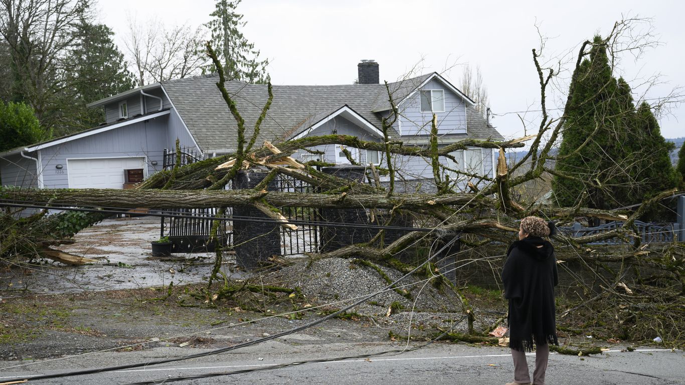 Washington windstorm was among the worst in 60 years - Axios Seattle