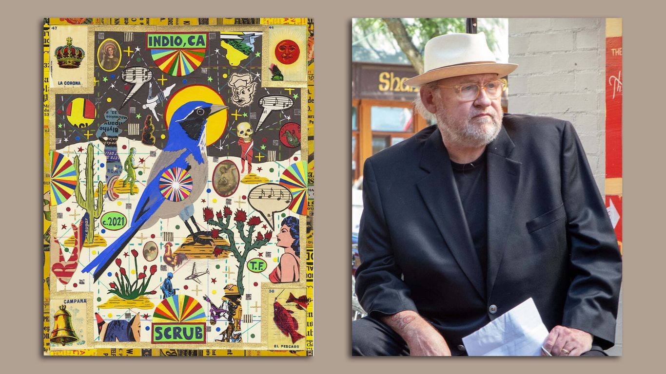 Chicago artist Tony Fitzpatrick College of Dupage exhibit will be last ...