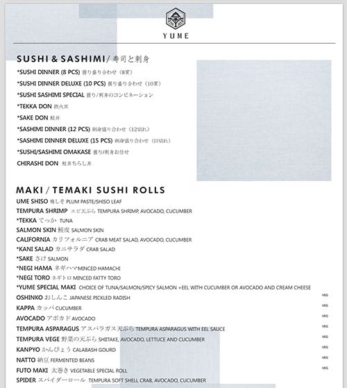 Yume sushi and ramen now open in South End — view menu and go inside ...