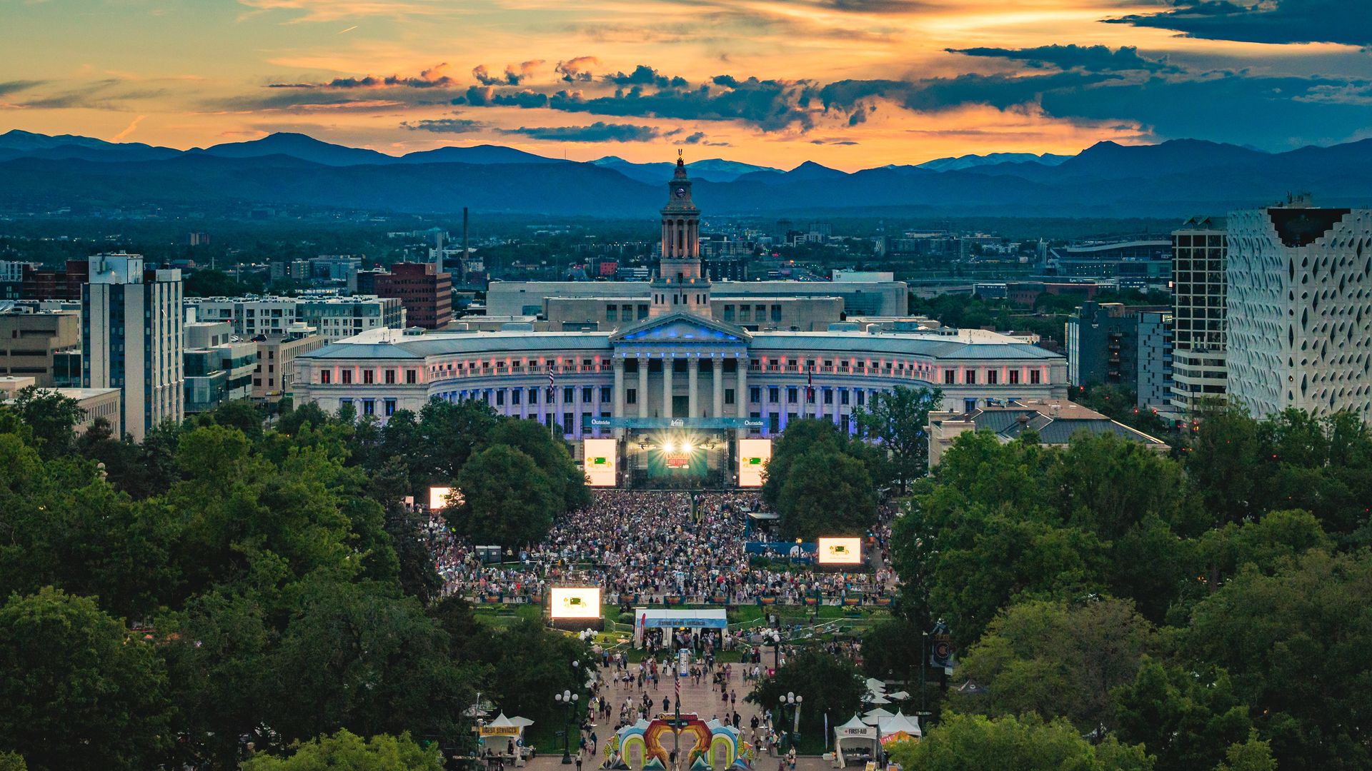 Outside Festival announces new name and headliner bands - Axios Denver