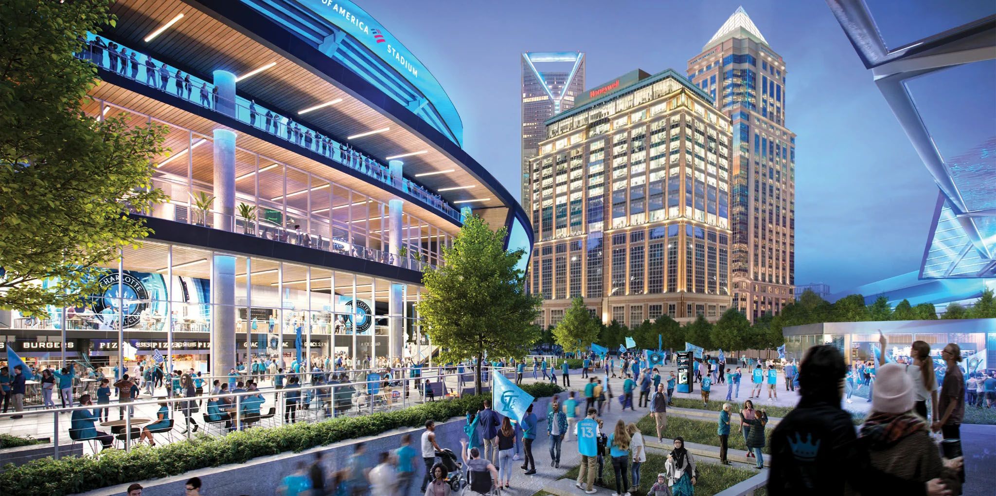 Bank of America Stadium's $800M makeover for the Carolina Panthers and ...