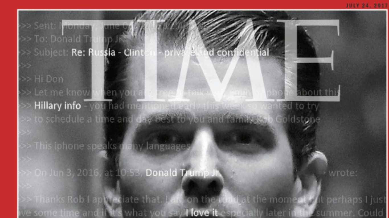 Don Jr. gets his own TIME magazine cover