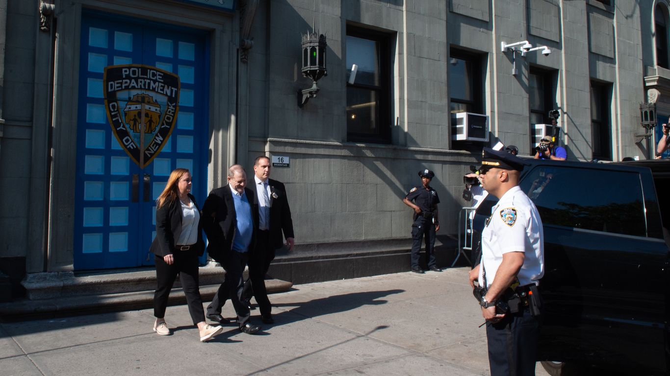 Harvey Weinstein surrenders to police on rape charges related to sexual ...