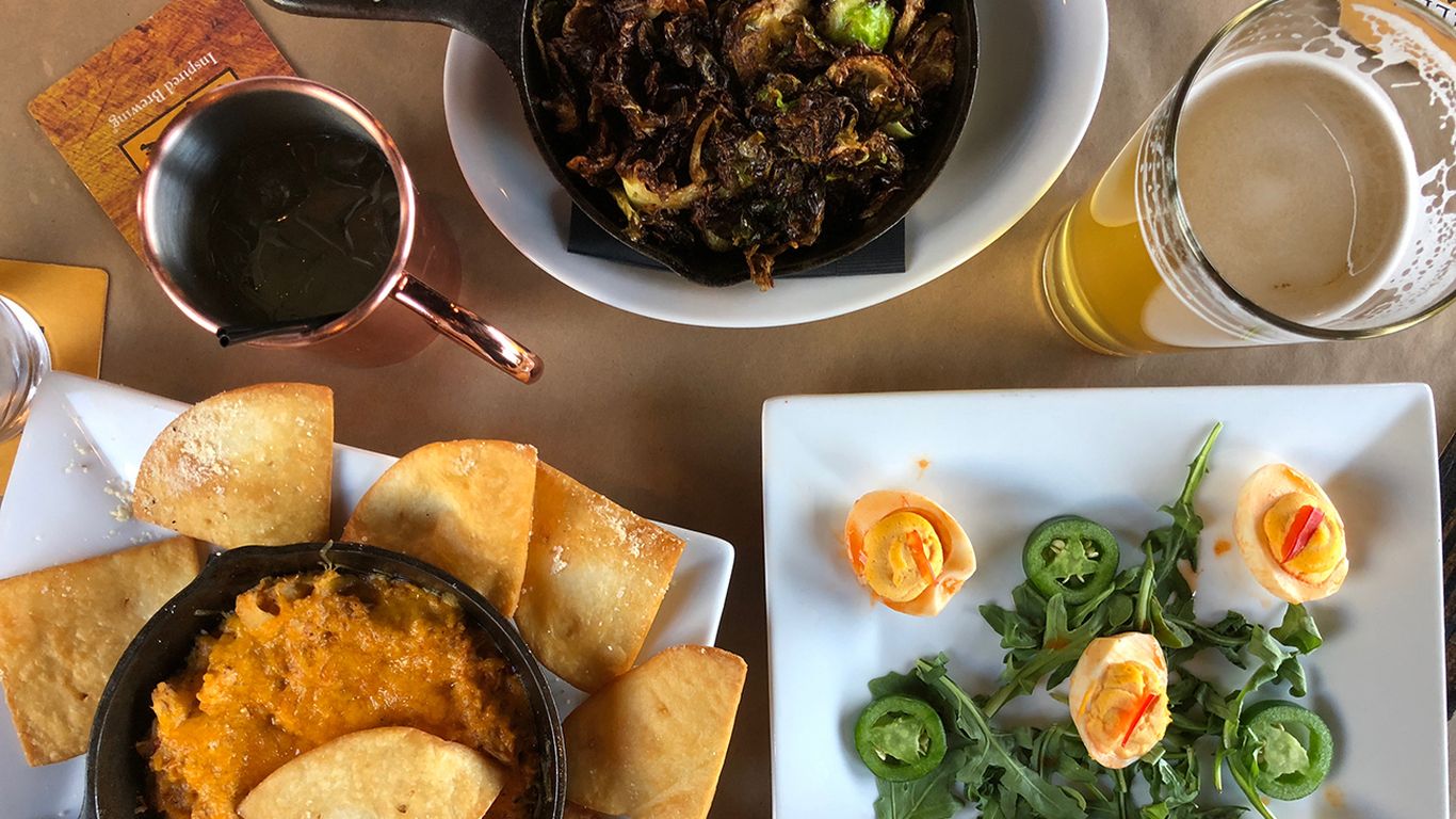 Draught debuted all new Southern menus featuring bologna hushpuppies ...