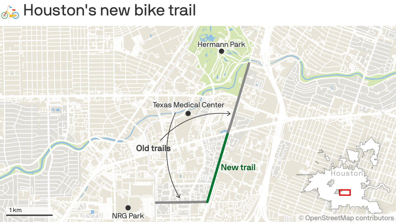 New bike path takes you to RodeoHouston - Axios Houston