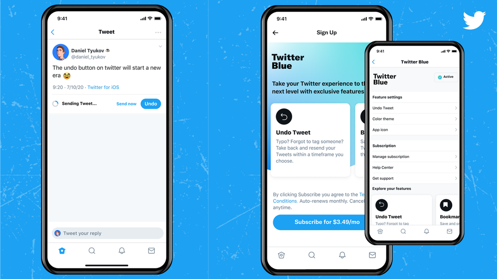 Twitter unveils subscription offering called "Twitter Blue"