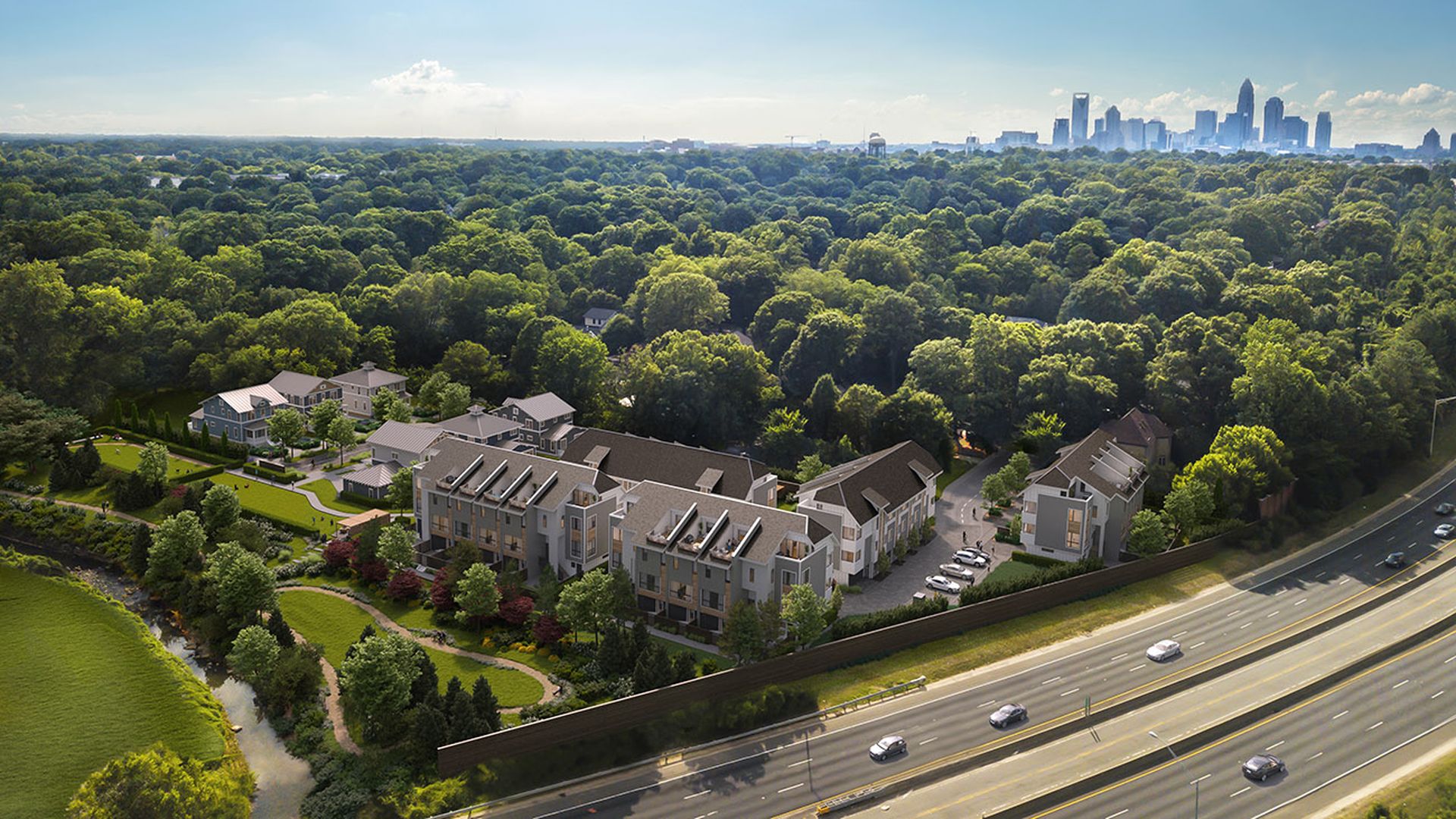View renderings: 27 townhomes with rooftop terraces coming to Chantilly ...