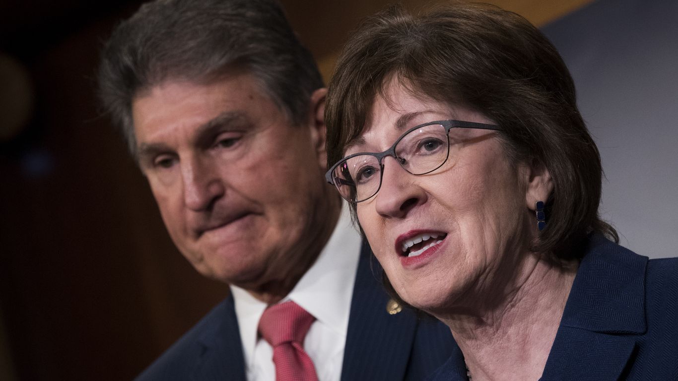 Democratic-aligned group targets Manchin and Collins on infrastructure