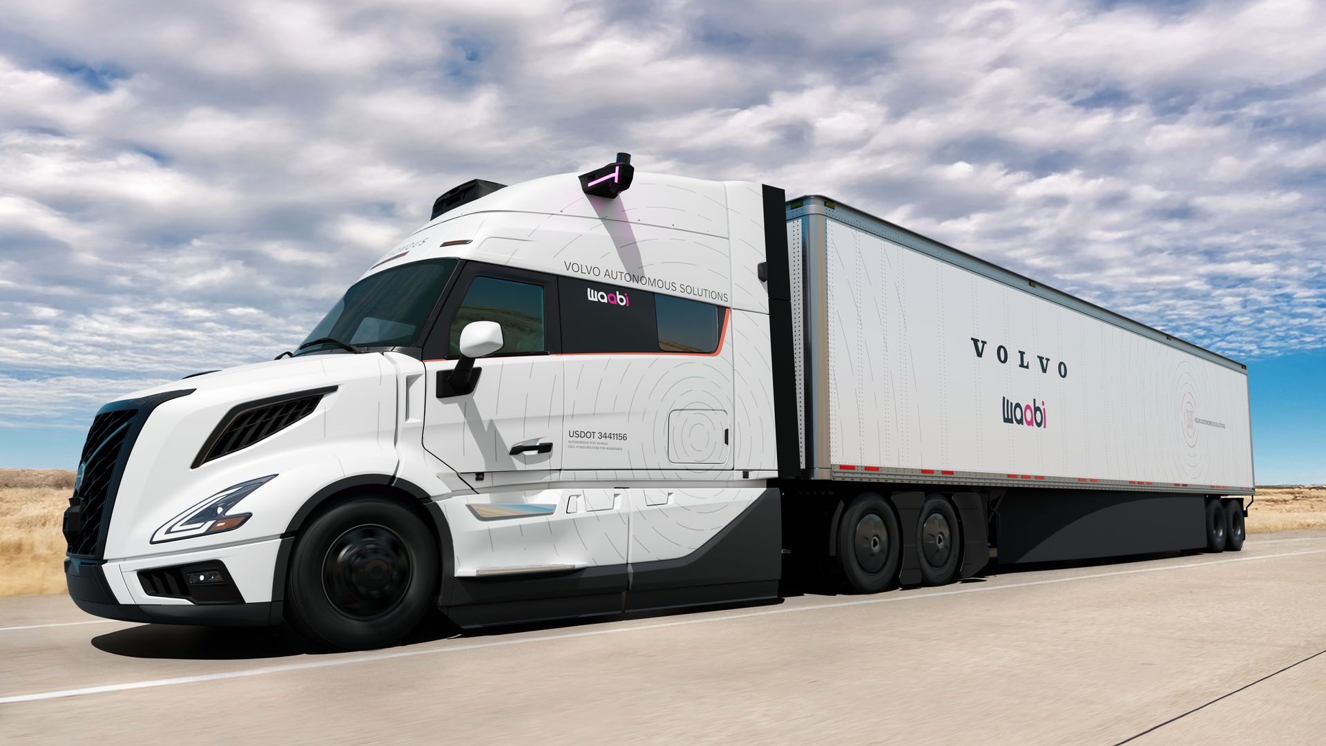Volvo autonomous trucks to integrate Waabi technology
