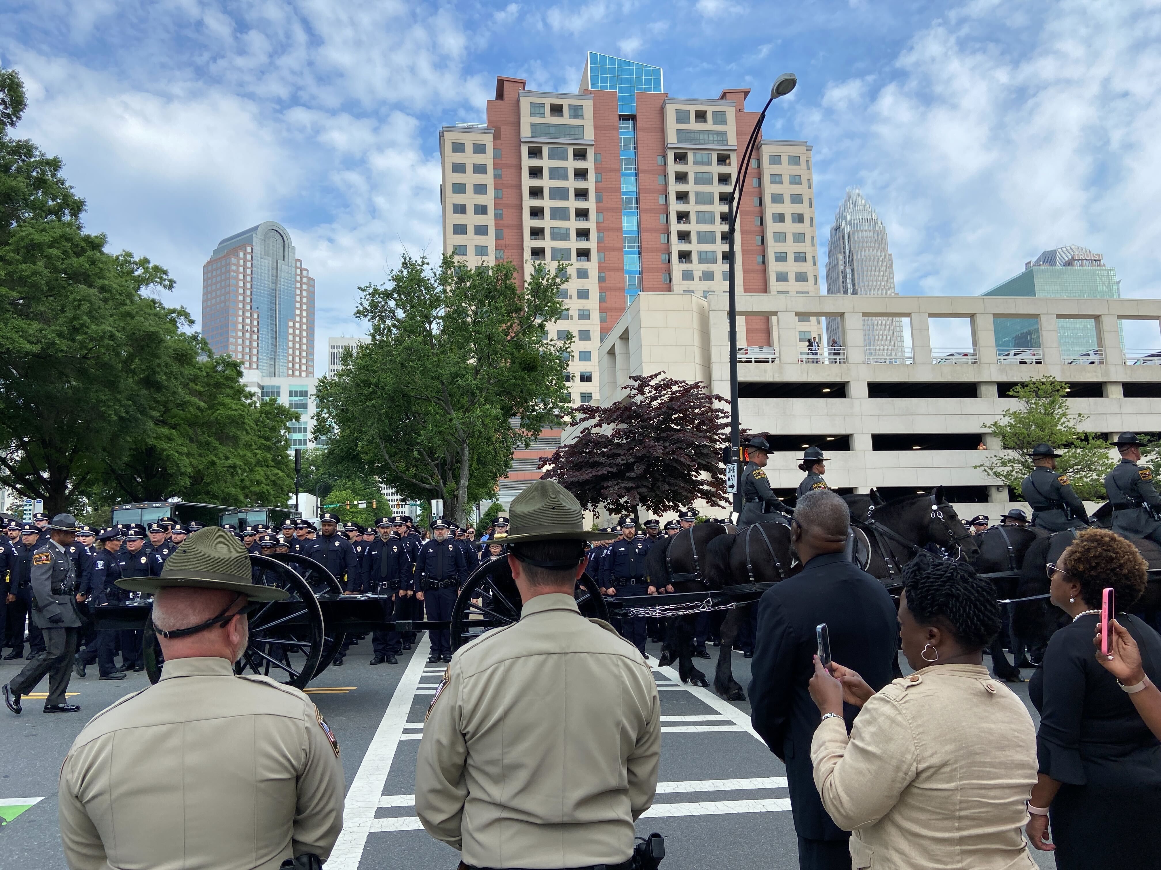 In photos: Procession for fallen Charlotte police officer Joshua Eyer ...