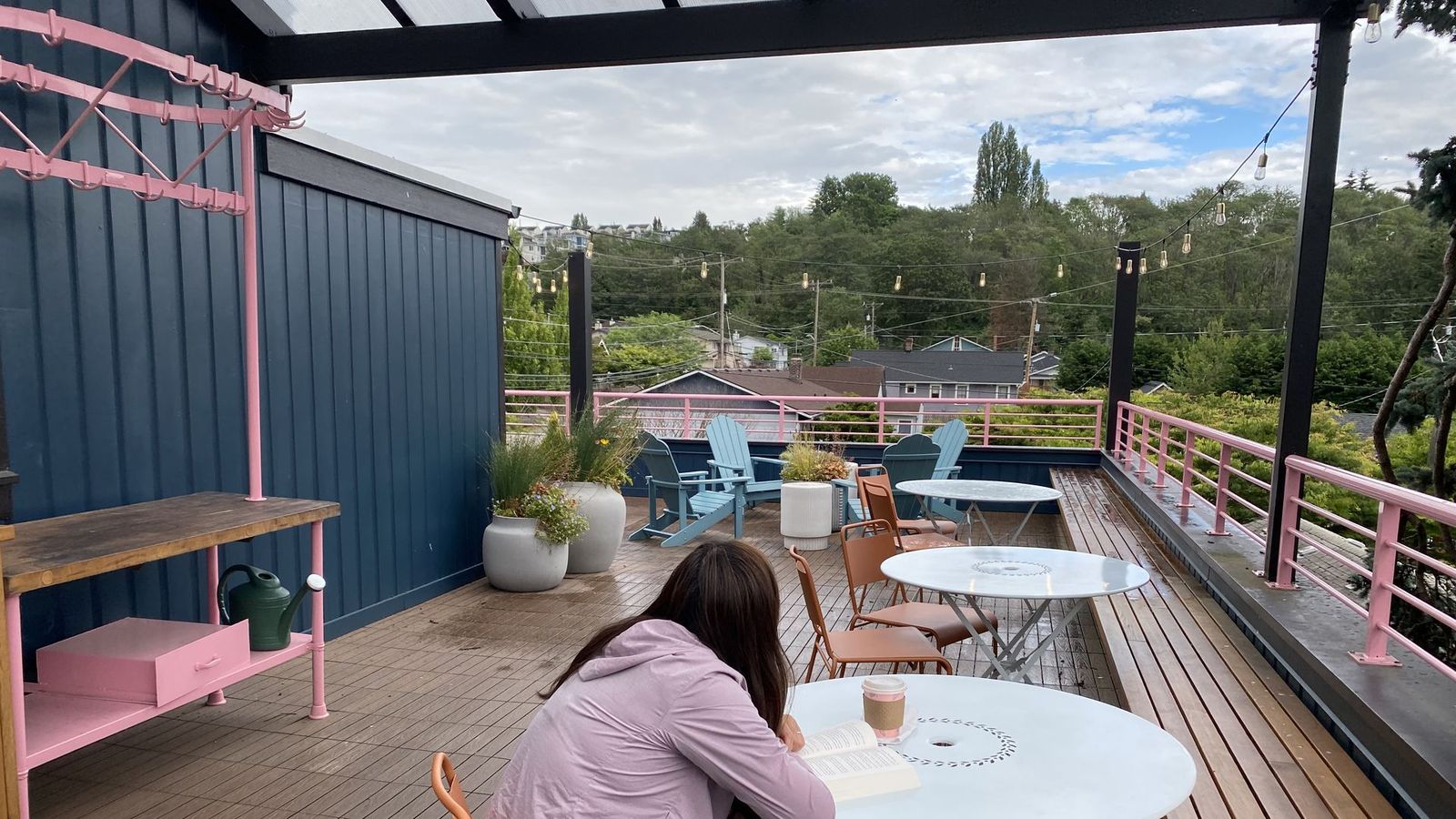 Flora Bakehouse's rooftop deck is an airy getaway in Seattle. - Axios ...