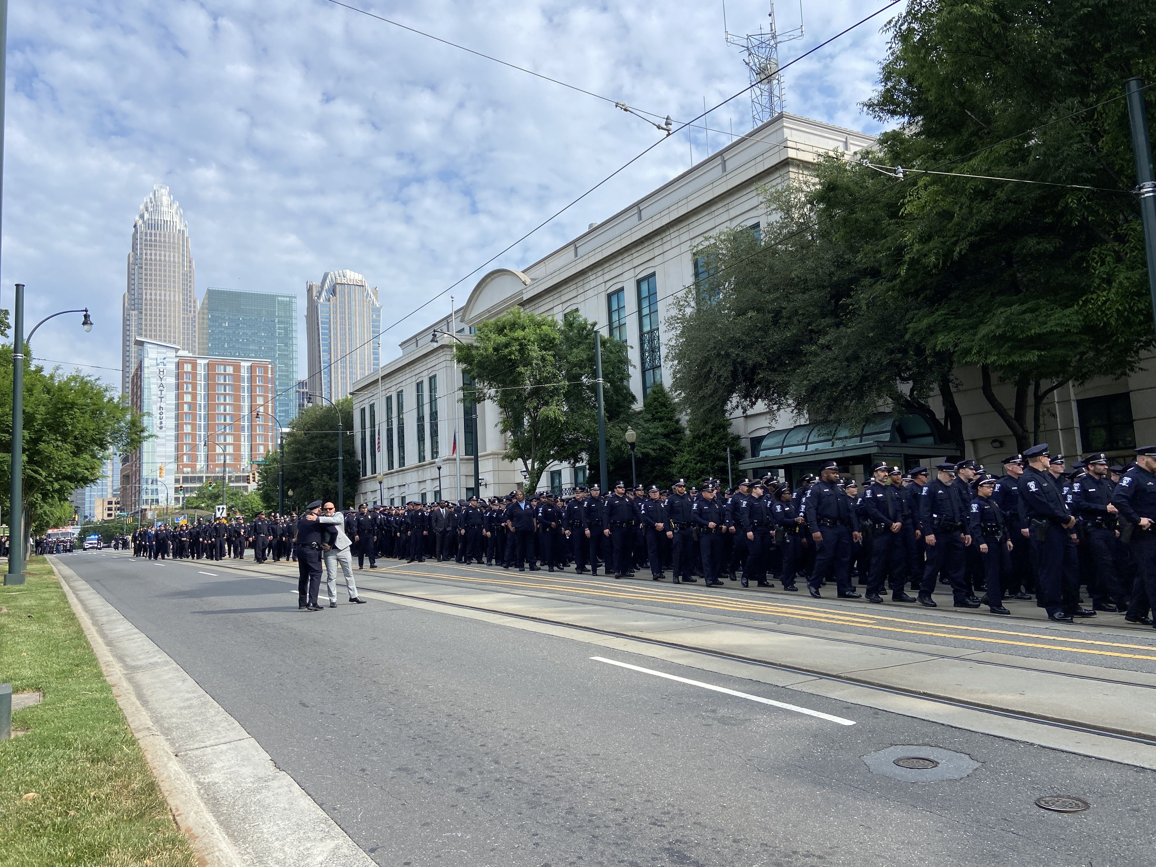 In photos: Procession for fallen Charlotte police officer Joshua Eyer ...
