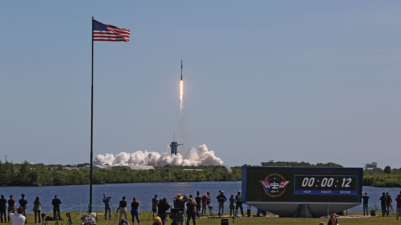NASA and SpaceX launch first all-private crewed mission to ISS