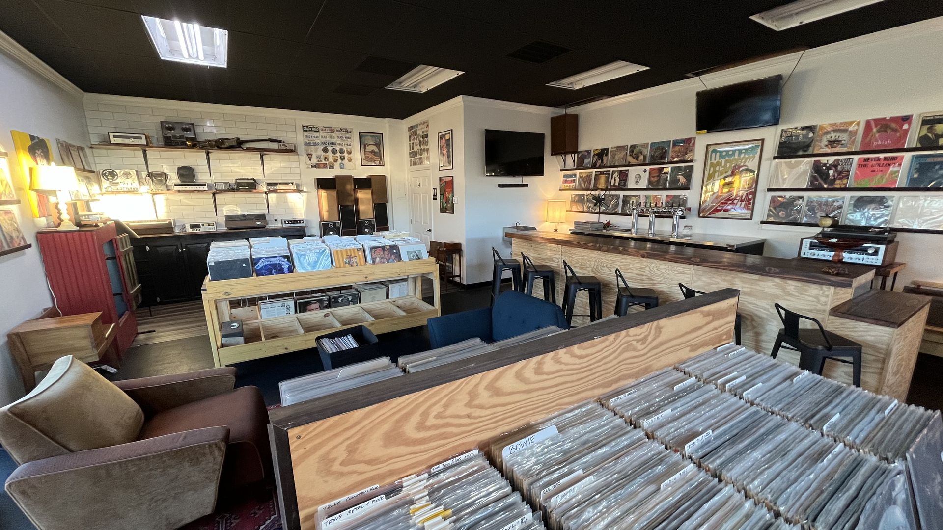 Vinyl record shop Hunky Dory expands to downtown Cary - Axios Raleigh