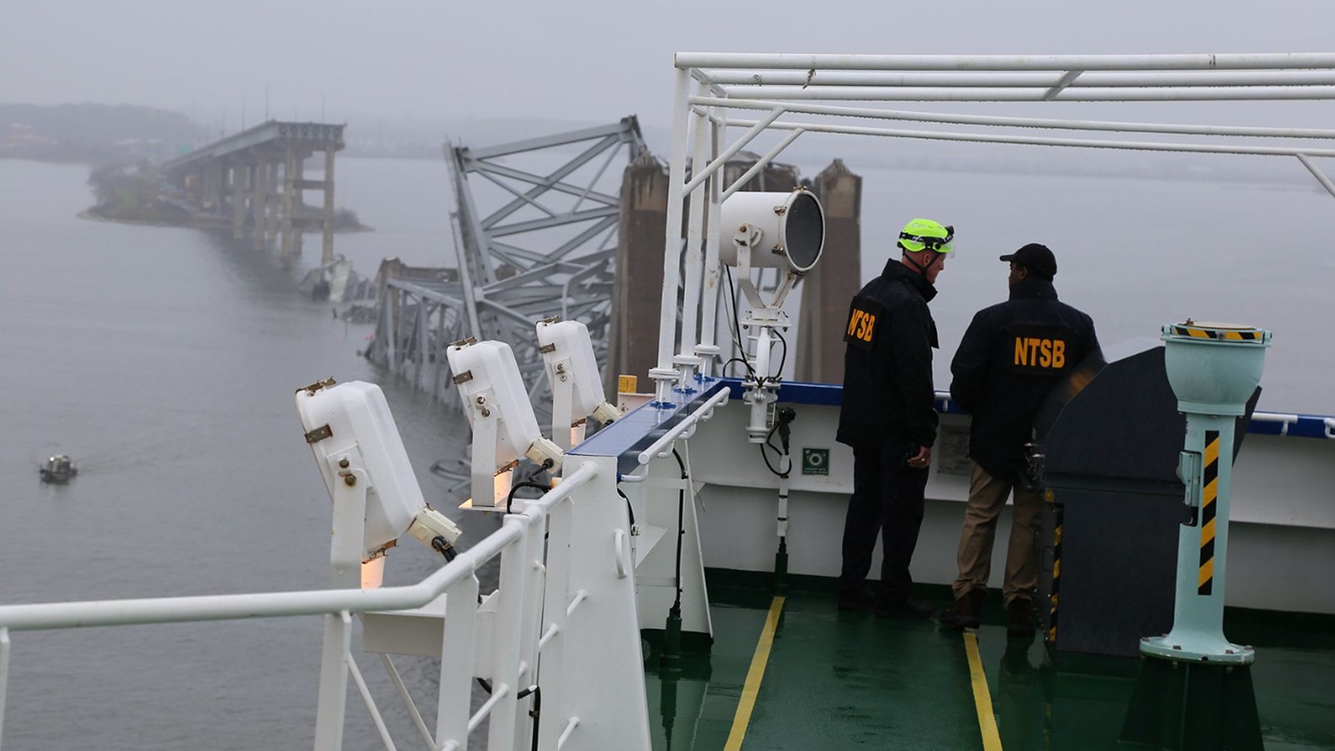 Baltimore bridge collapse ship's voyage recorder data recovered by NTSB