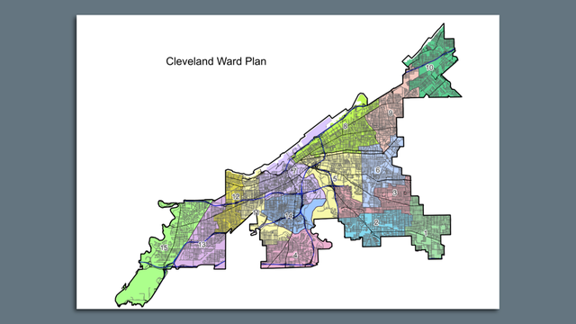 Cleveland releases draft of new ward map - Axios Cleveland