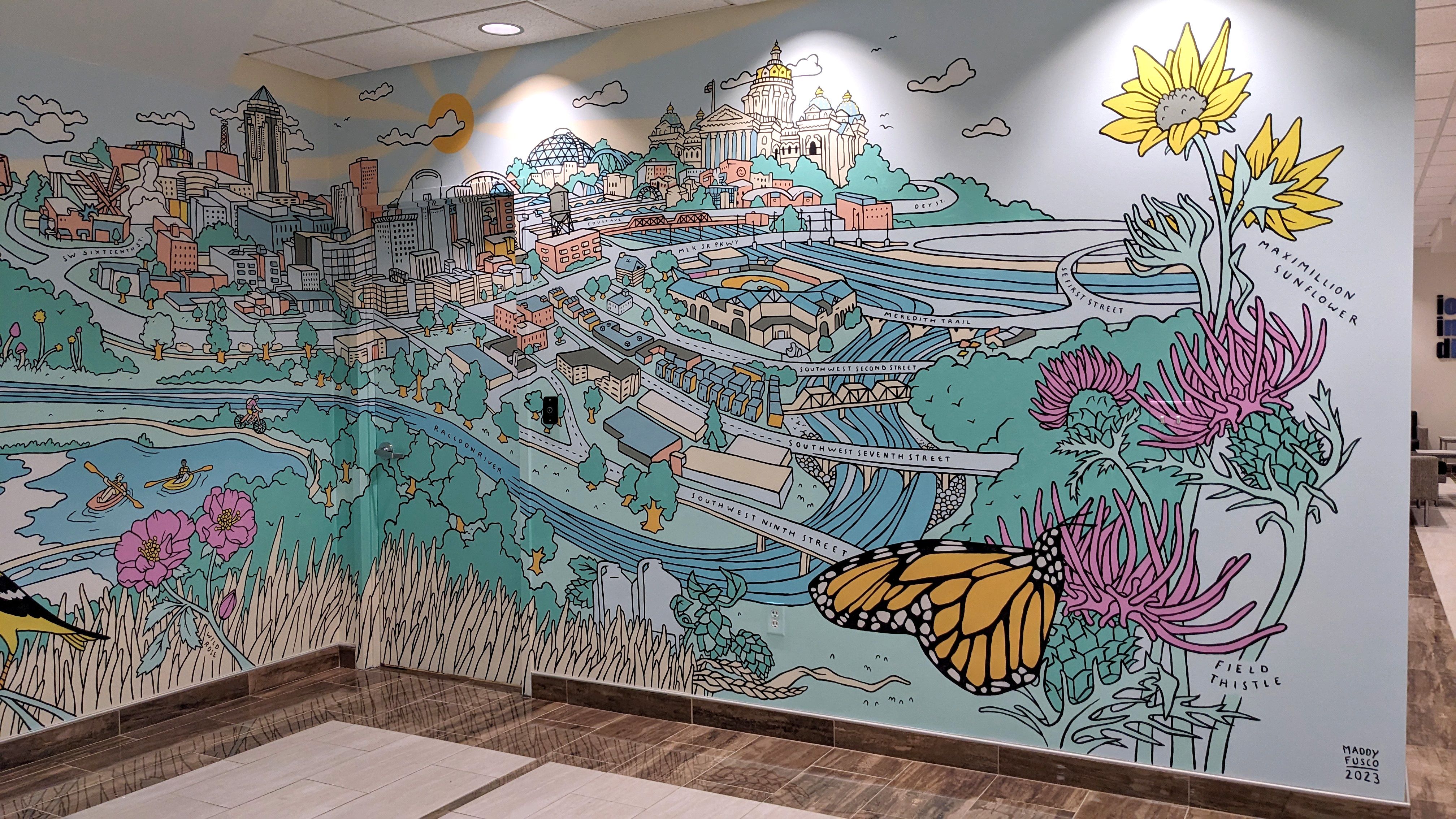1 mural to go: Celebrating our natural beauty - Axios Des Moines