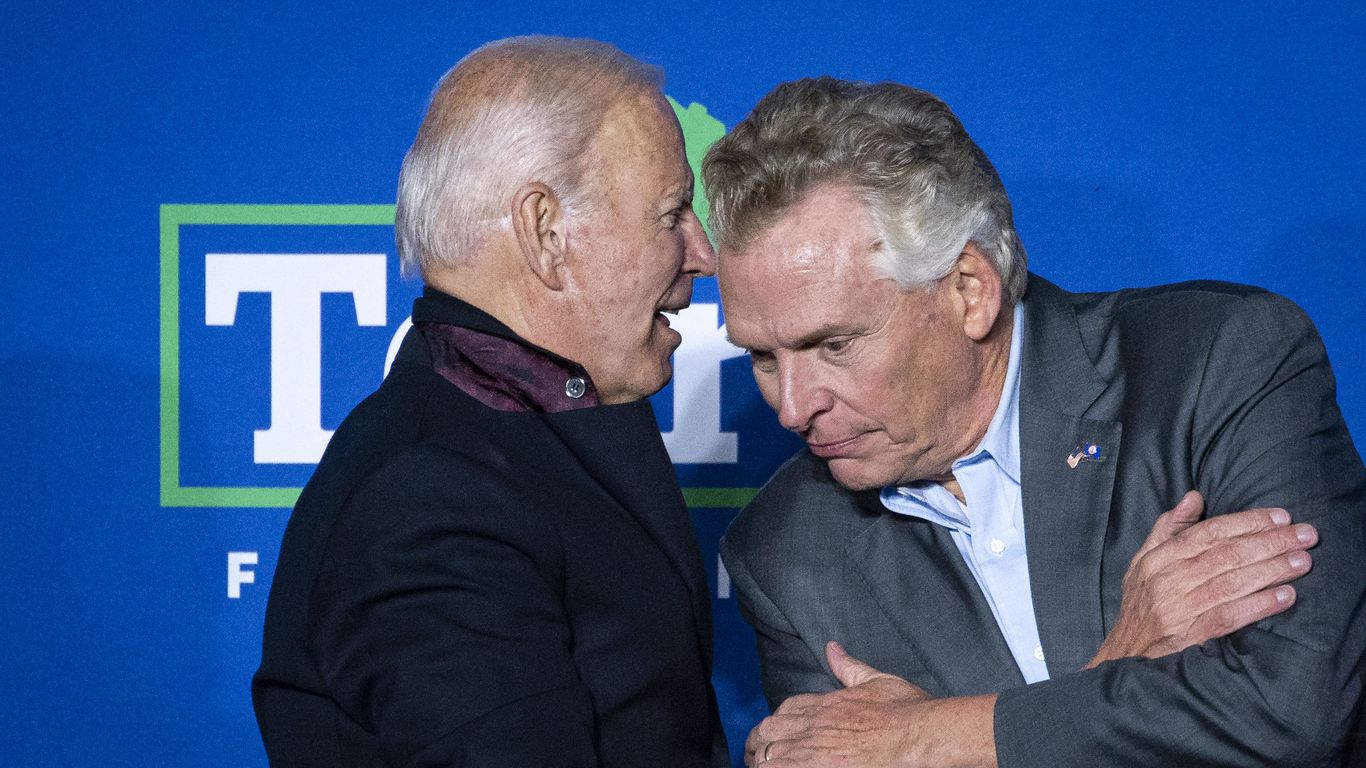 White House eyes ex-Virginia Gov. Terry McAuliffe for potential role