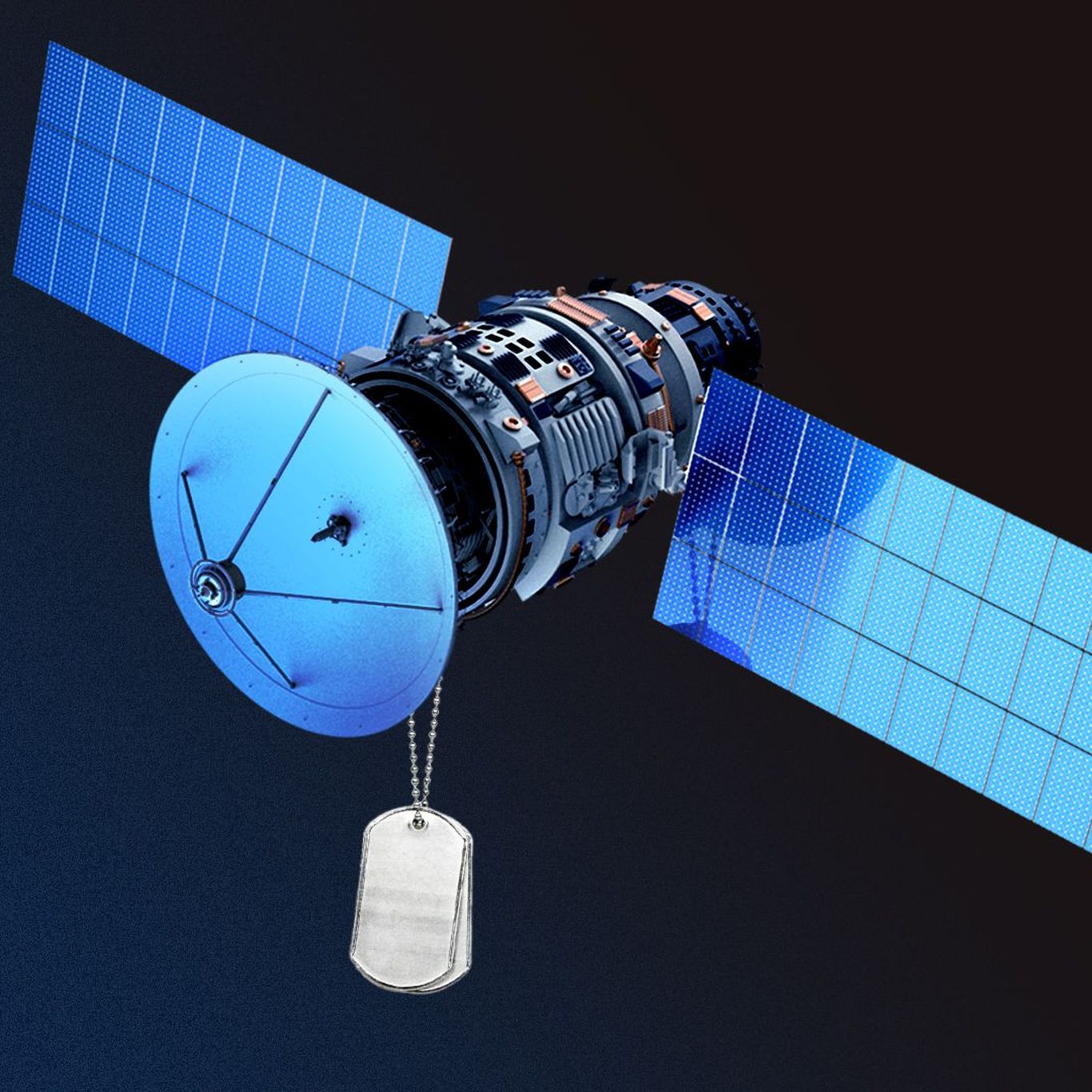 Satellite Dish In Space