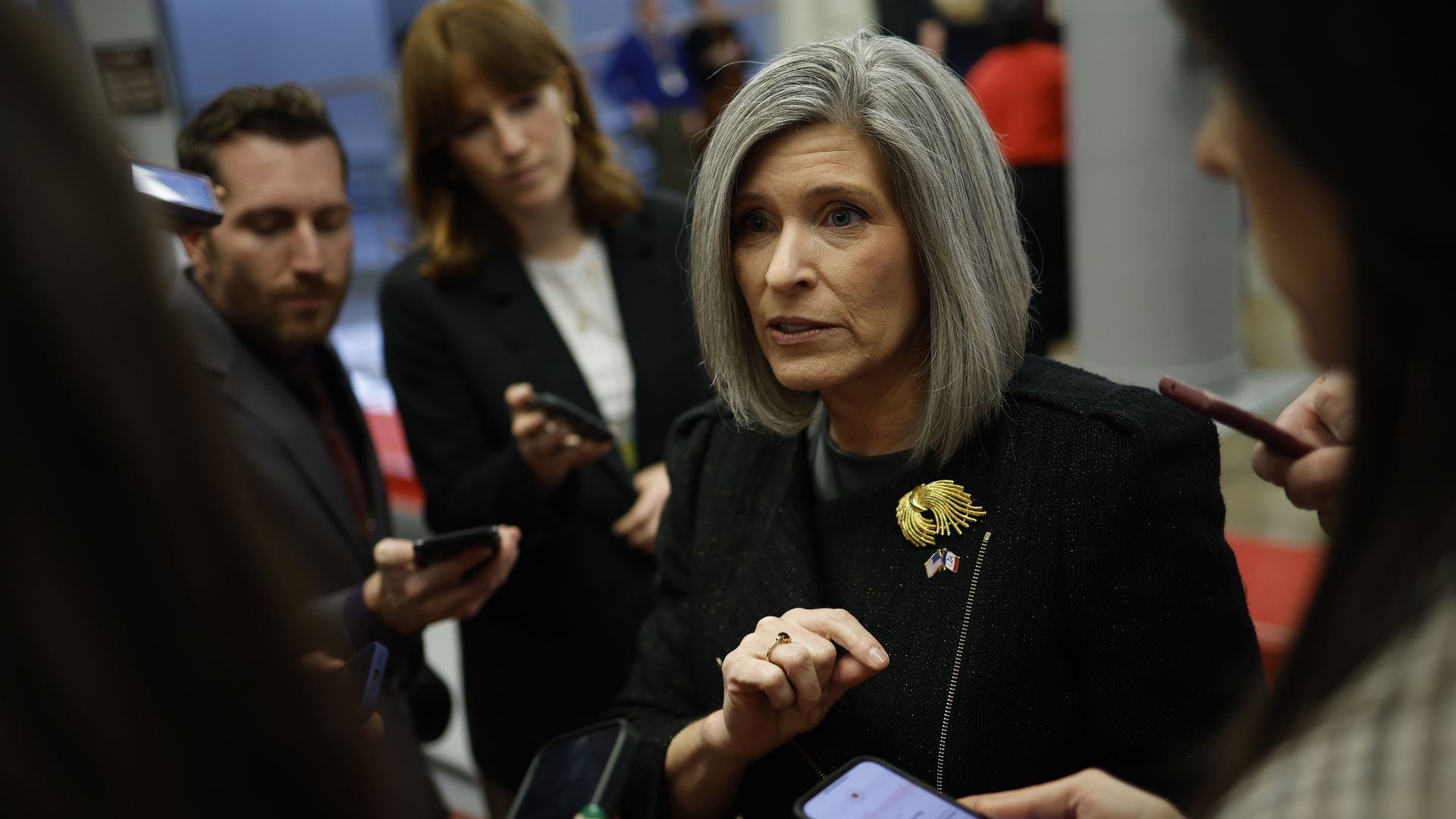 Joni Ernst signals openness after "encouraging" talk with Pete Hegseth