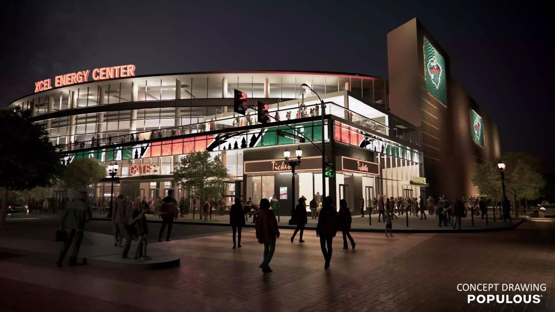 St. Paul, Wild pitch Xcel Energy Center makeover - Axios Twin Cities