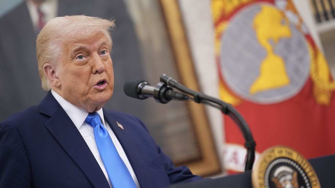 Trump says tariffs to hit all countries on Wednesday: Stocks slide