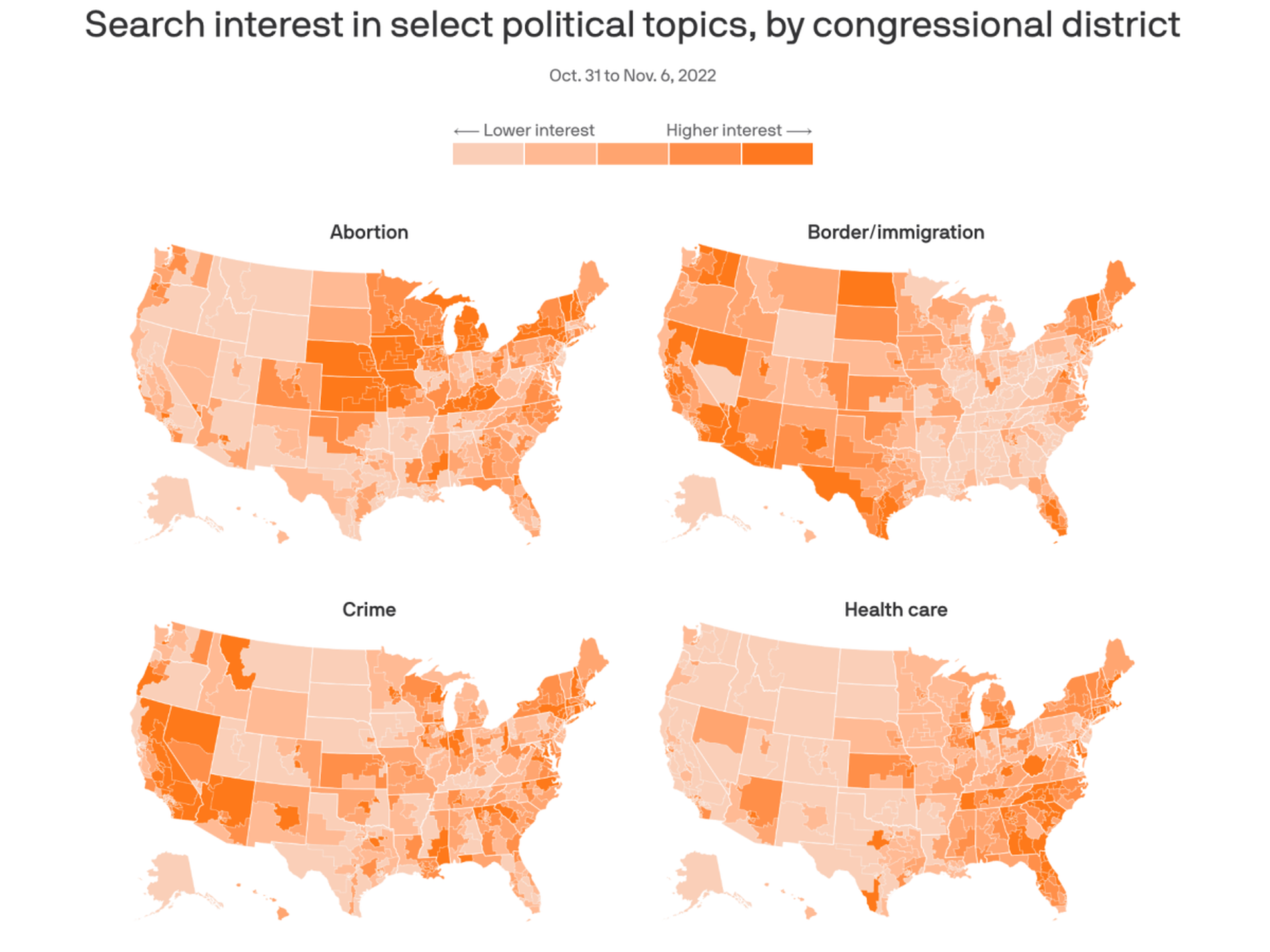 United States 2022 Projection Map