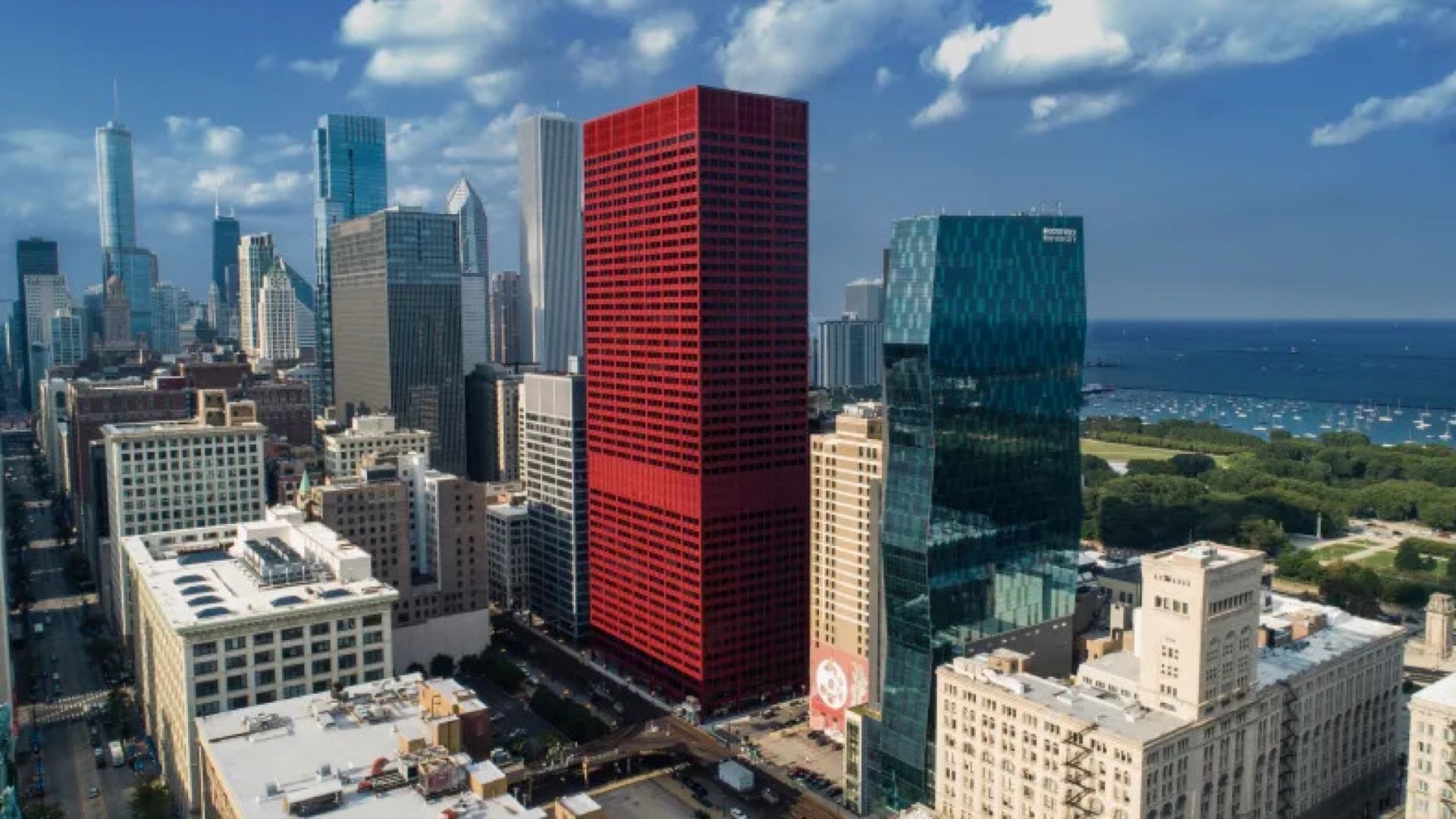 "Big Red" skyscraper in Chicago celebrates 50th anniversary - Axios Chicago