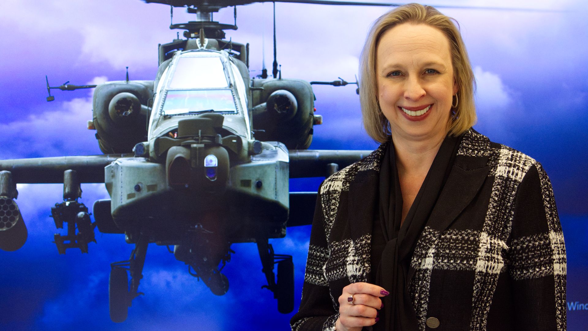GE's Amy Gowder: Current global conflicts show "air superiority matters"